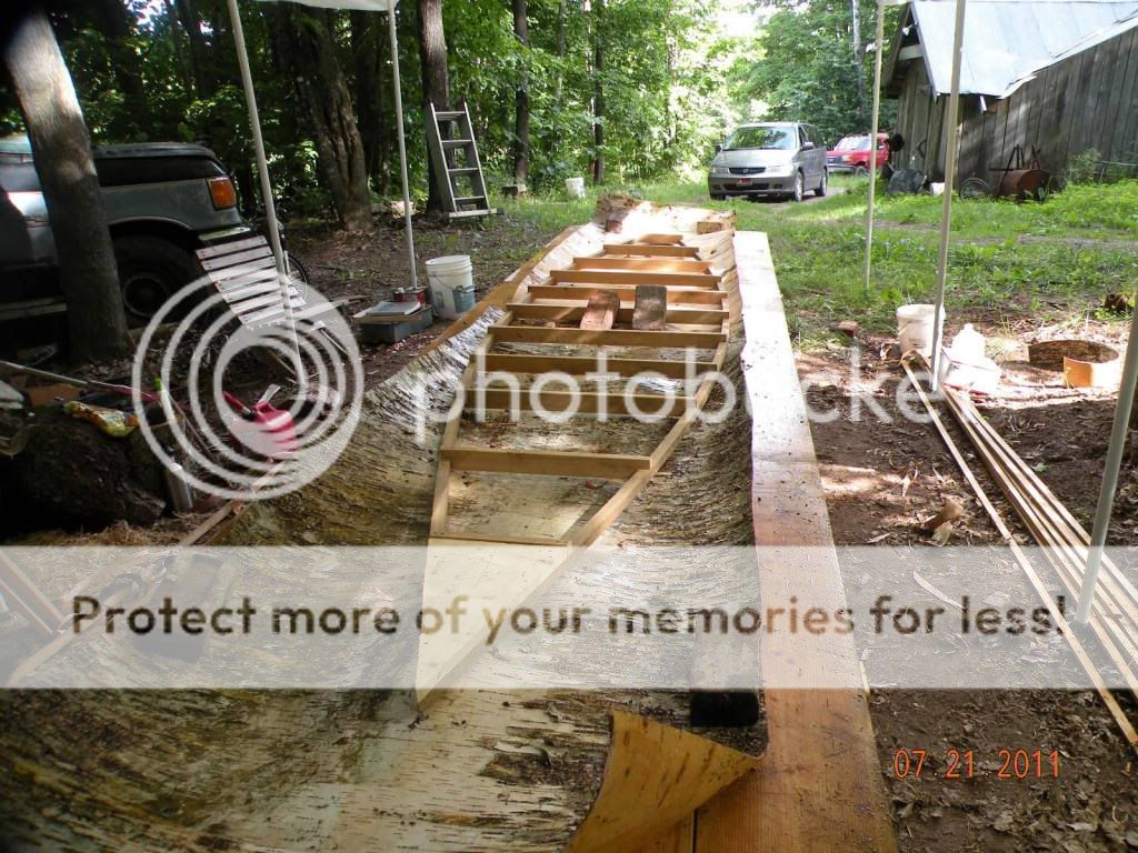 Birch Bark Canoe Building — WOODSPIRIT HANDCRAFT