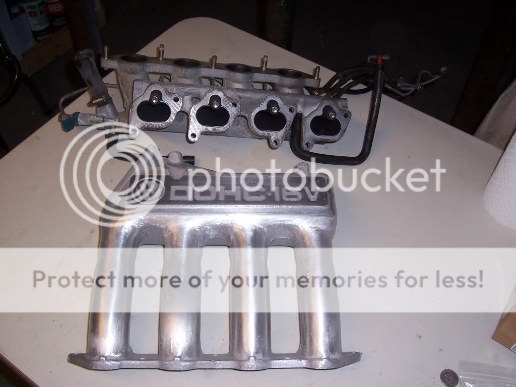 FS: 16V Intake - Pass side with lower intake, CS and Fuel Lines -MASS ...