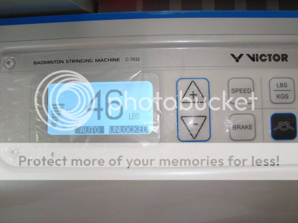 My New Stringing Machine Victor C-7032 | BadmintonCentral